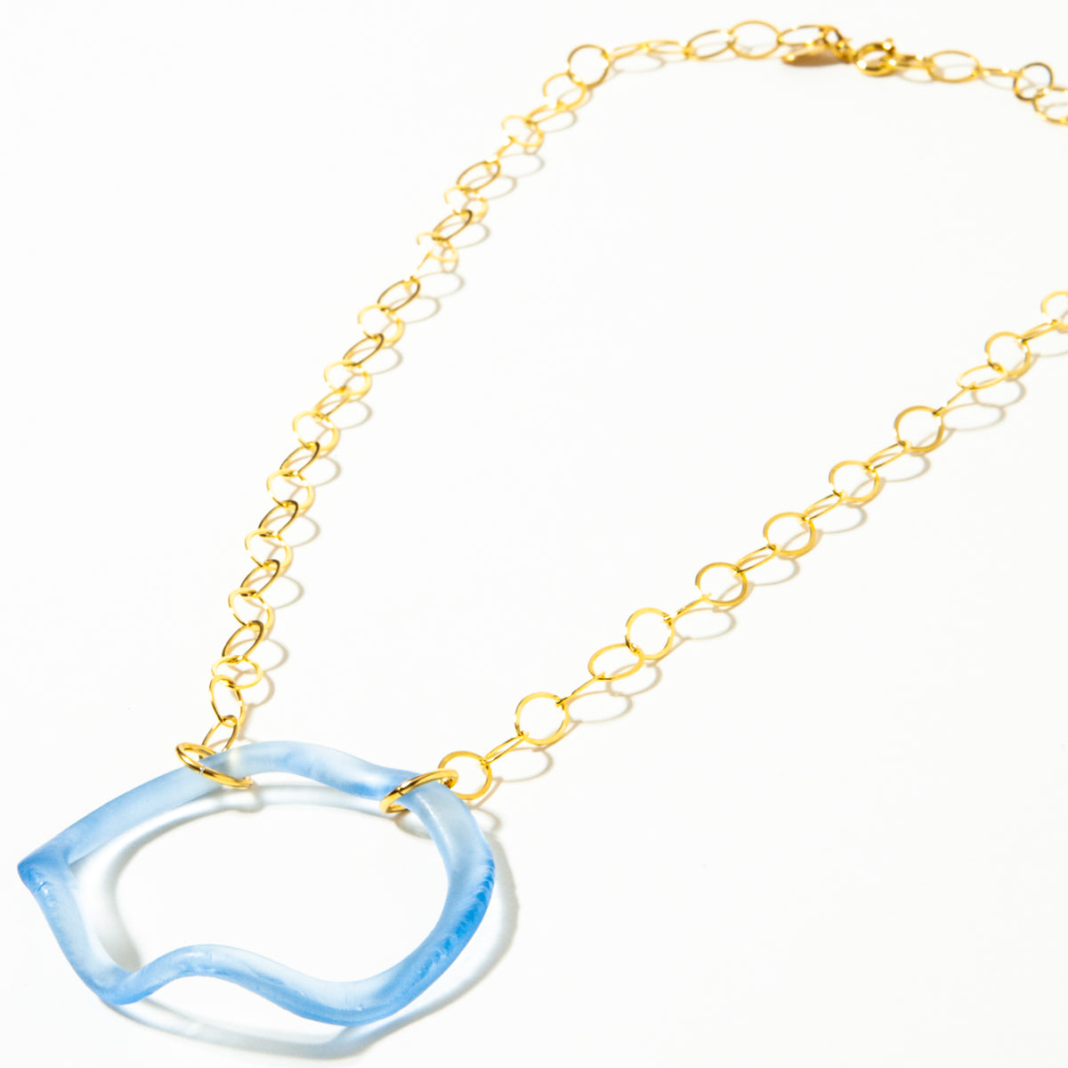 Ocean Inspired Large Wave Glass Necklace by Smart Glass Jewelry ...